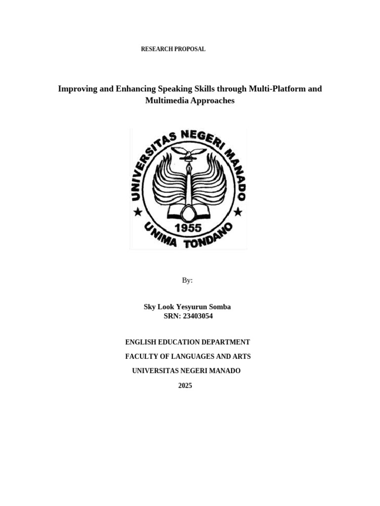 Improving and Enhancing Speaking Skills Through Multi-Platform and ...