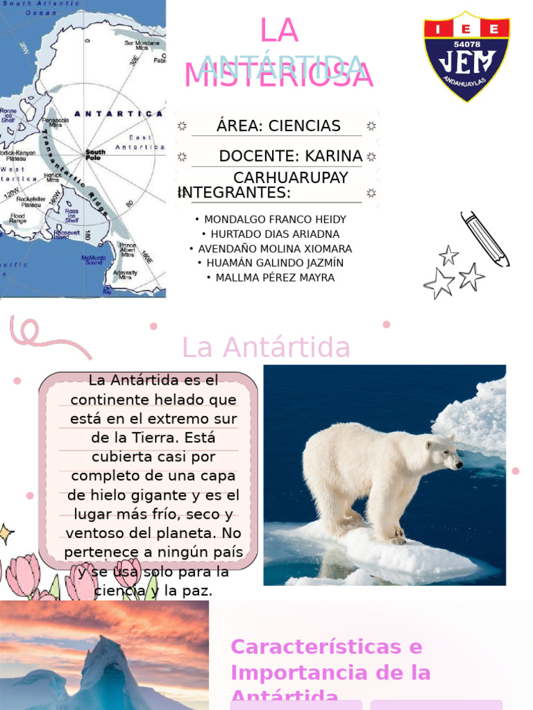 La Antartida El Continente Blanco (1) .PPTX 20250516 094635 0000 | PDF ...