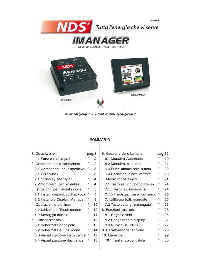 Manuale Imanager | PDF