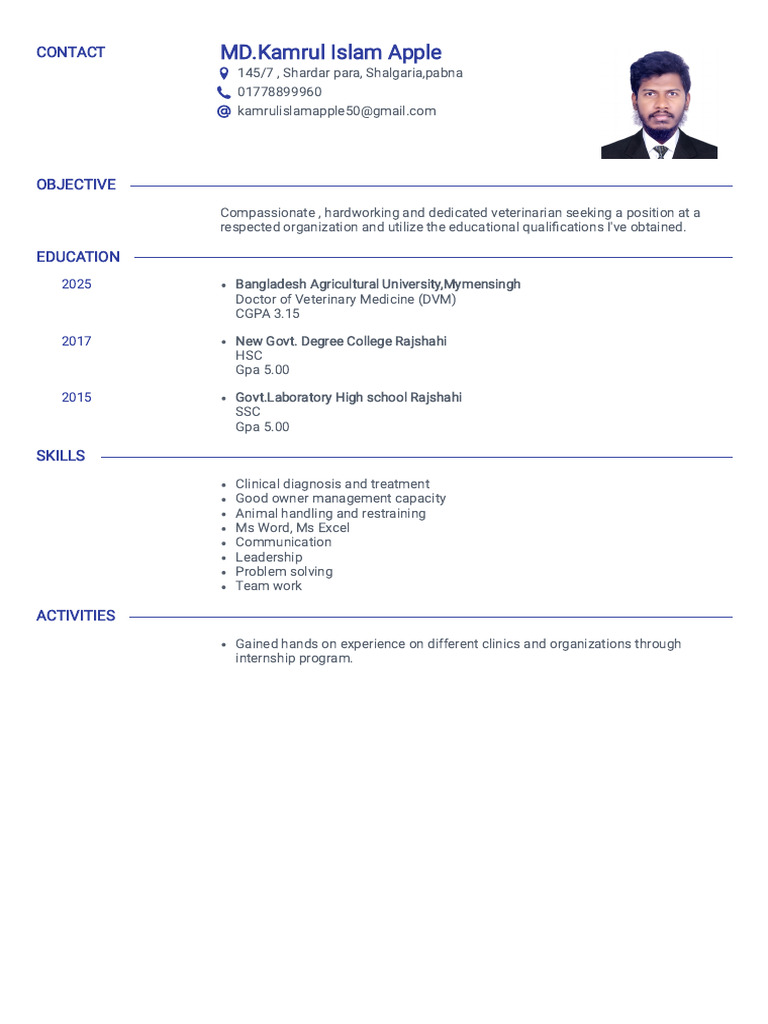 Apple CV. | PDF