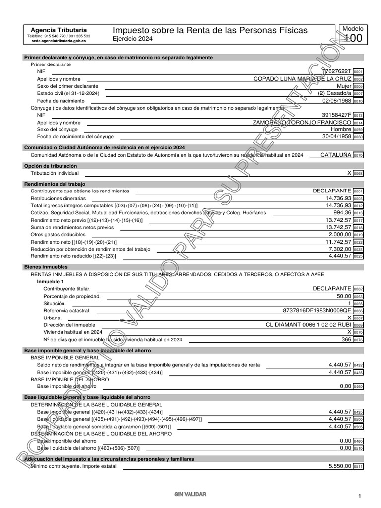 PDF Borra Dor | PDF | Impuestos | Pagos