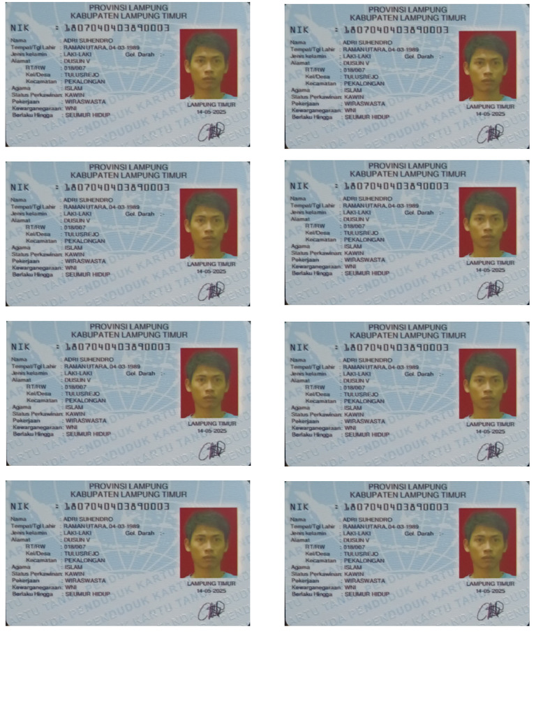 KTP Adri Dwi | PDF
