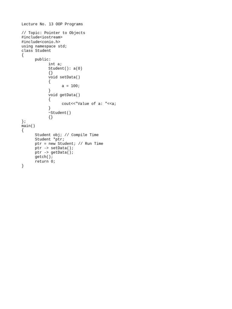 CS304 Lecture 13 Programs | PDF