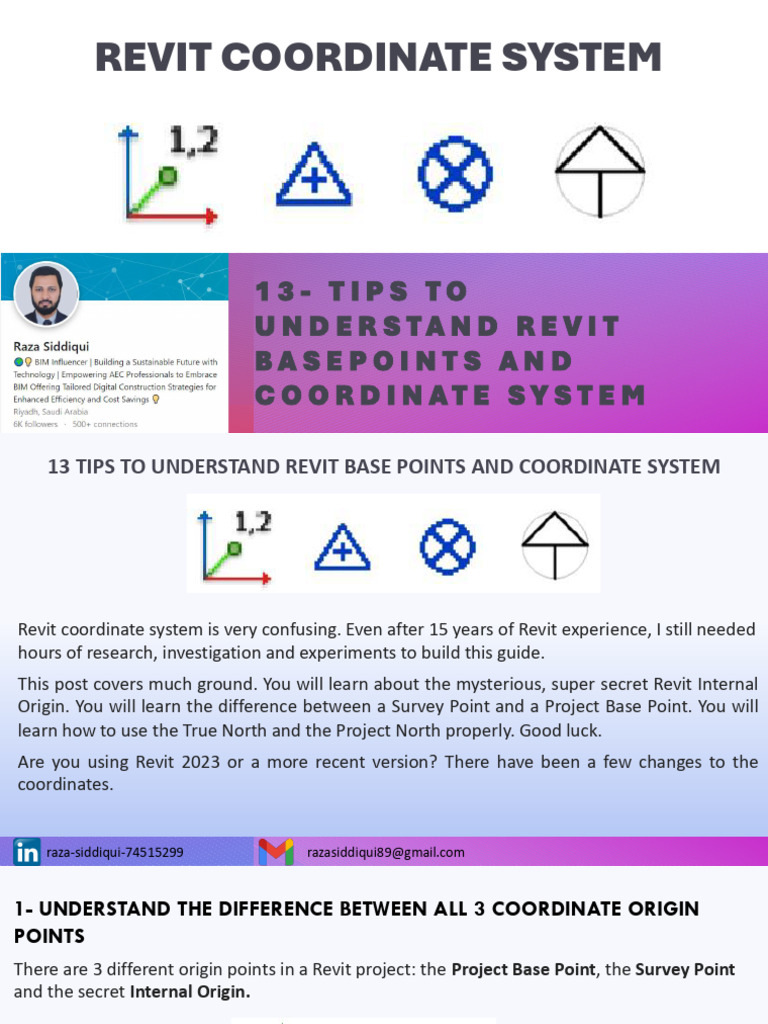 13 Tips To Understand Revit Basepoints Coordinate System 1727340077 ...