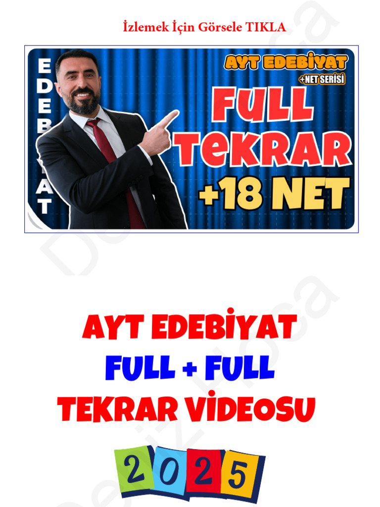 AYT Full Tekrar 2025 | PDF