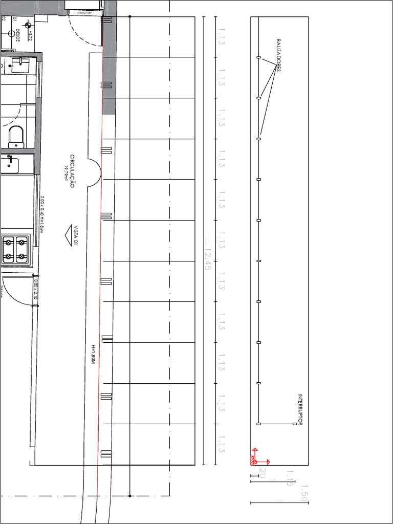 CROQUI PAREDE CIRCULAÇÃO.01 | PDF