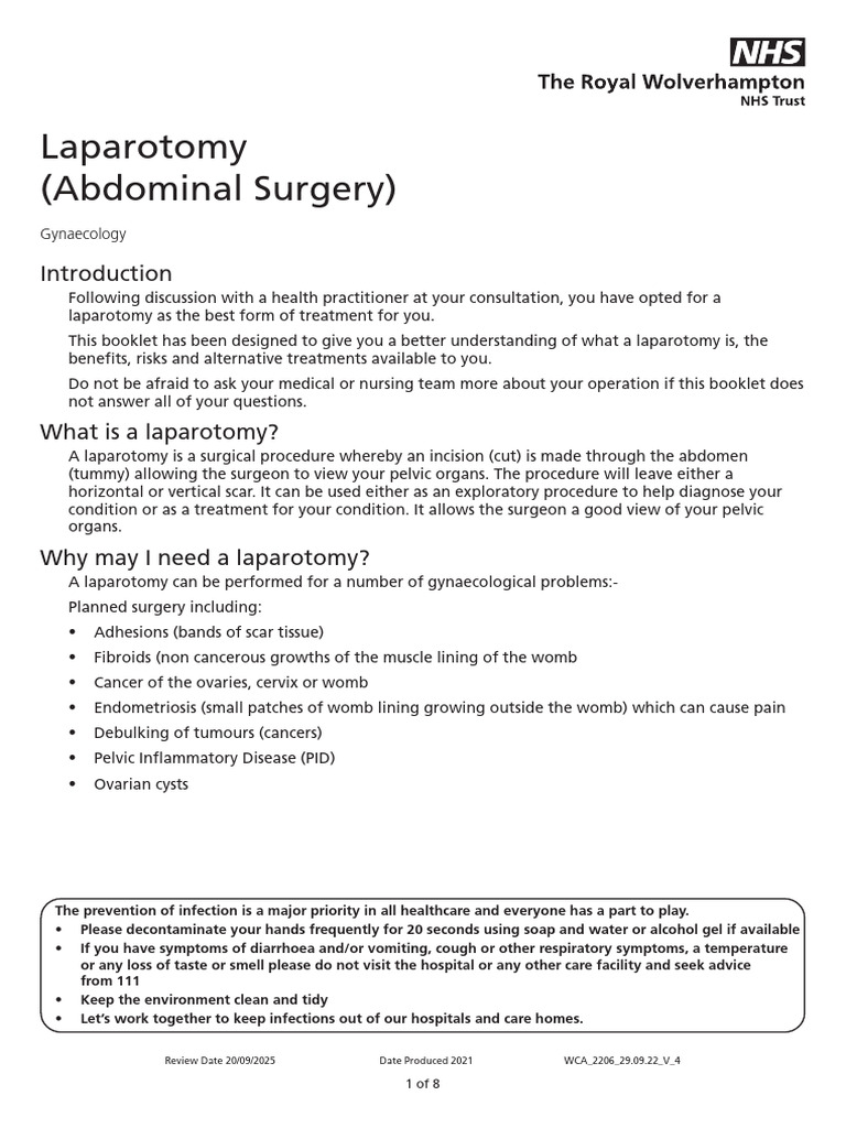 WCA_2206_29.09.22_V_4_Public | PDF | Surgery | Anesthesia