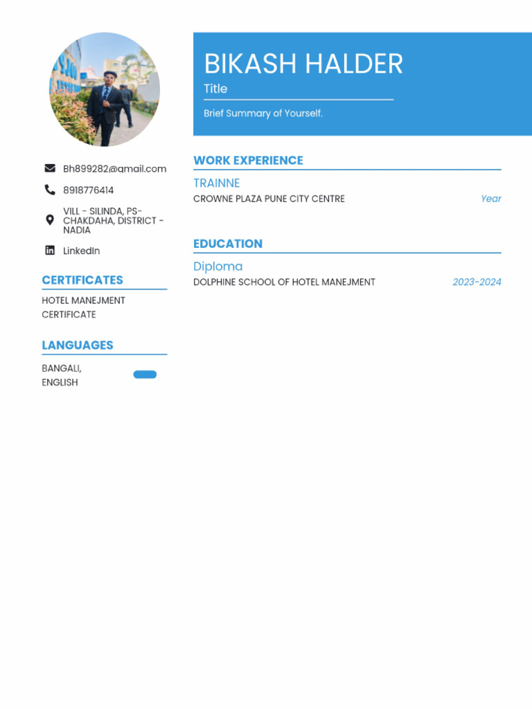 CV - Letter | PDF