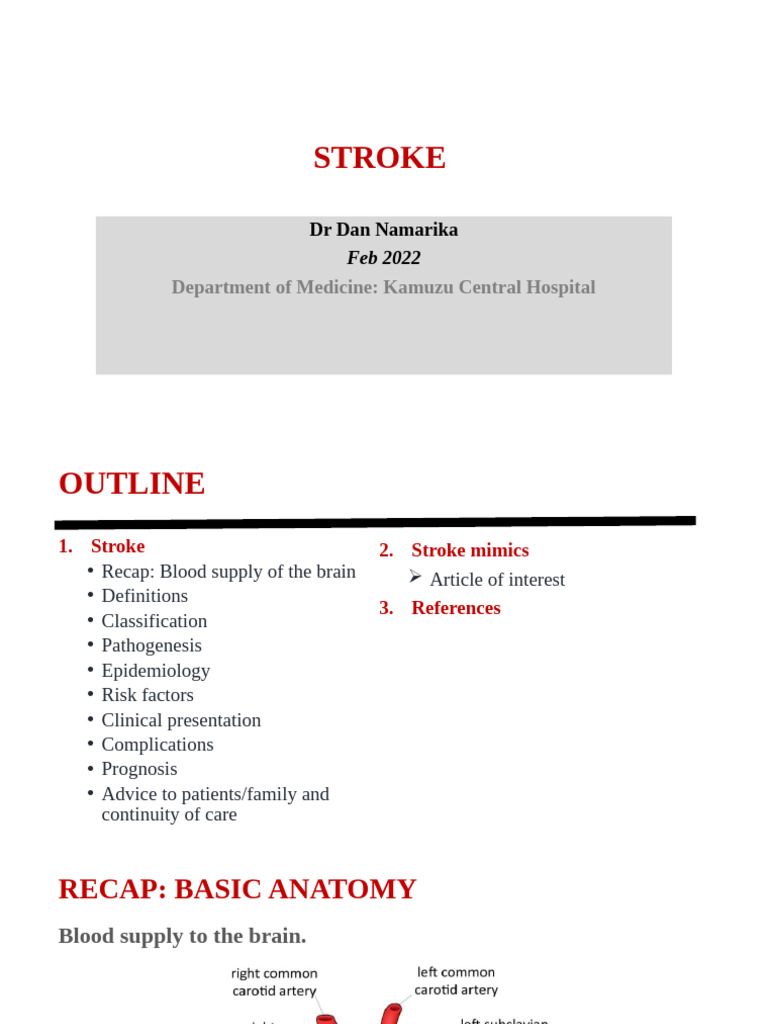 STROKE-Reviewed | PDF | Stroke | Medical Specialties