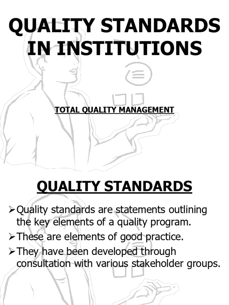 Quality Standards in Various Institutions | PDF | Evaluation | Learning