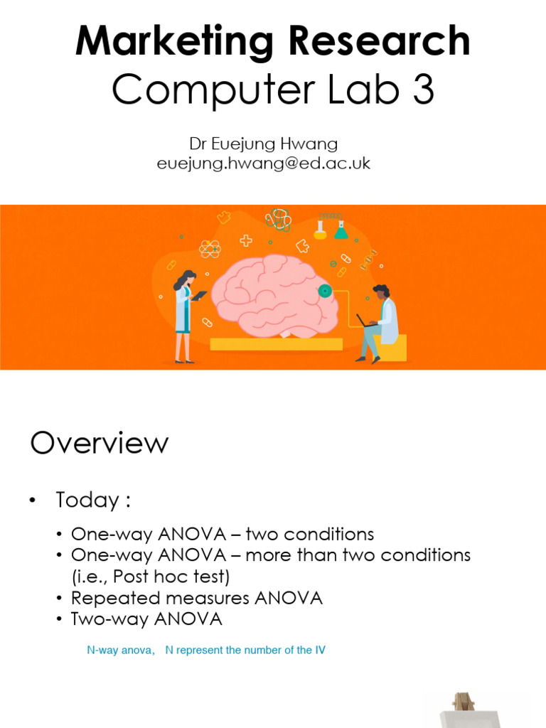 Week 8_Computer lab 2 (PDF slides) | PDF | Analysis Of Variance | Data Analysis