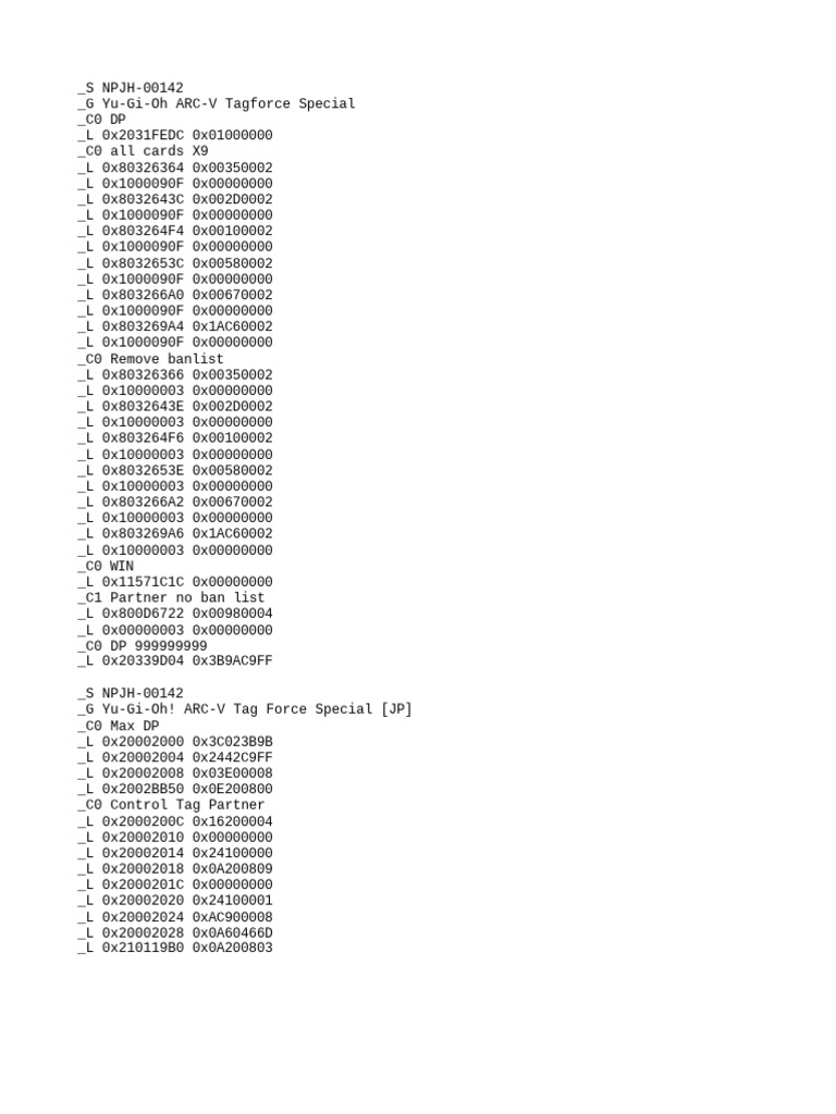Cheat Yugi PPSSPP | PDF