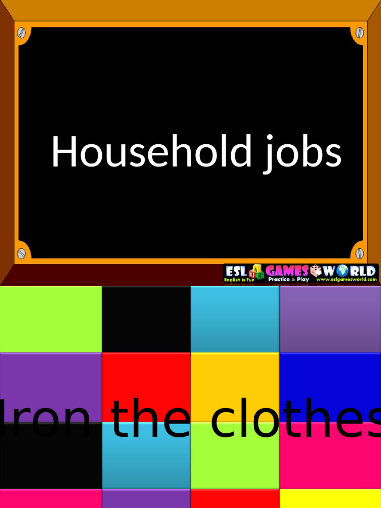 Household Chores Games 87266 | PDF