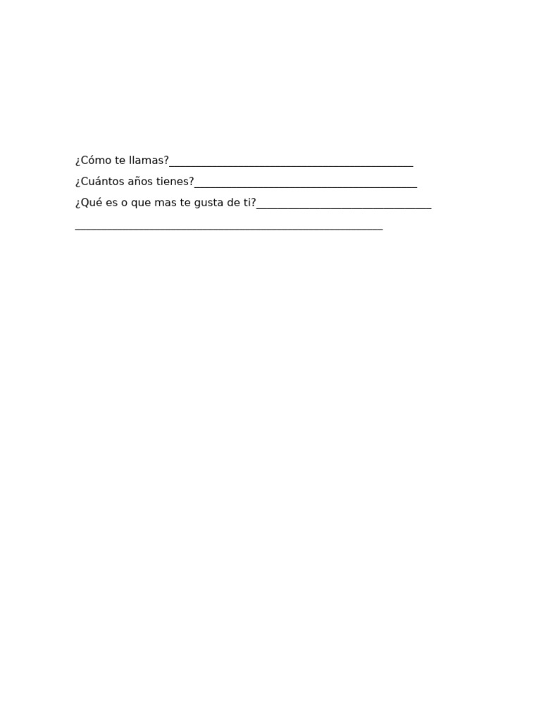 Actividad Quien Soy | PDF