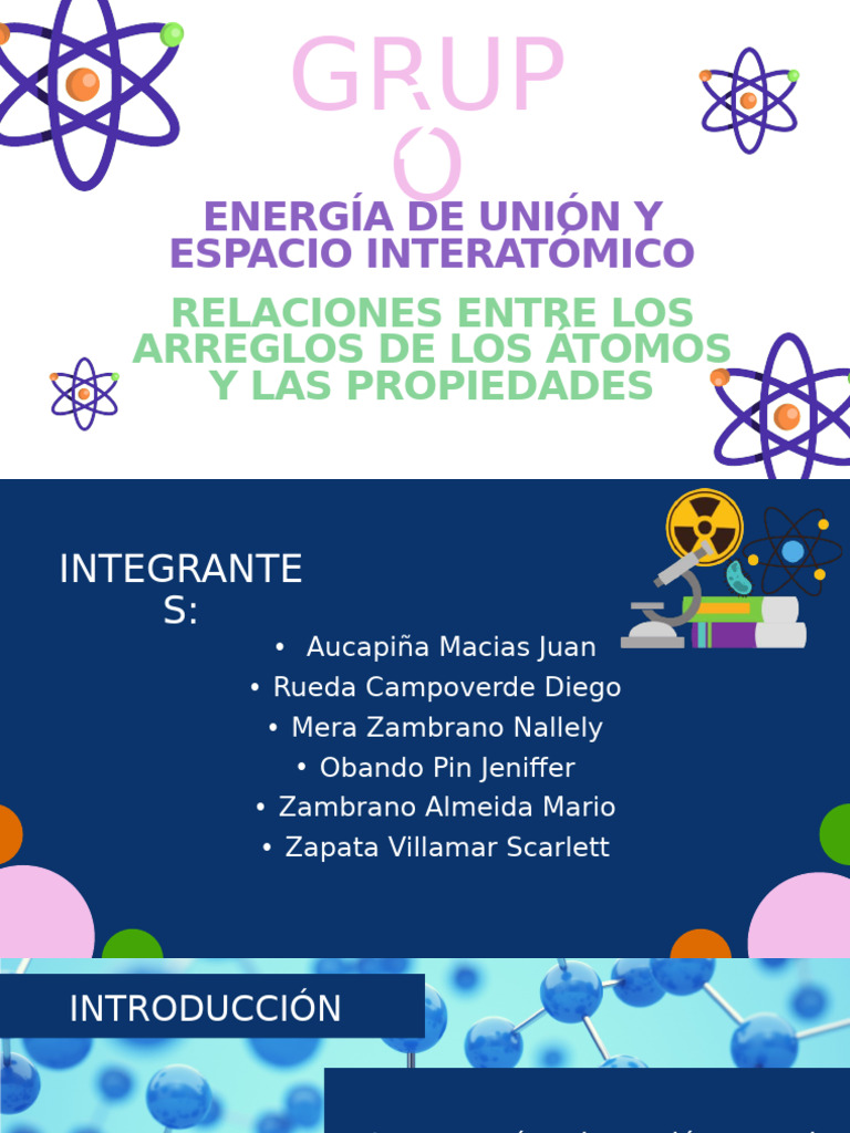 Presentacion Final Grupo 2 | PDF | Rieles | Enlace químico