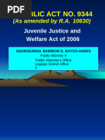 Salient Features of R.A. 9344 As Amended by R.A. 10630 | PDF | Child ...