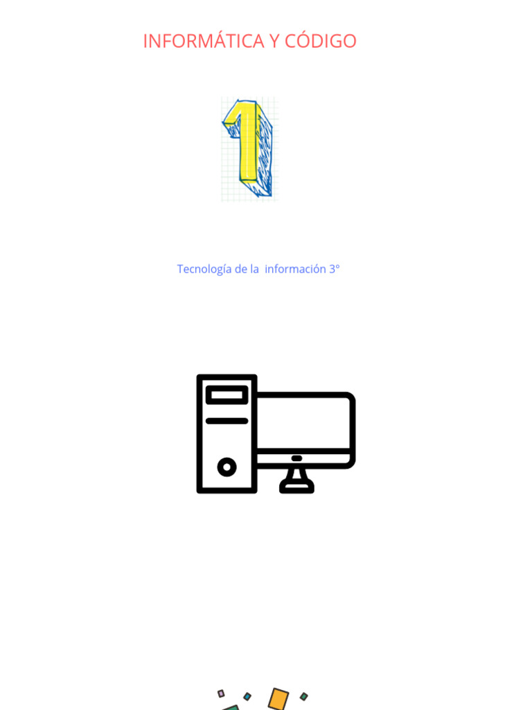 Tecn Info 3 Ficha 1 Diapos | PDF