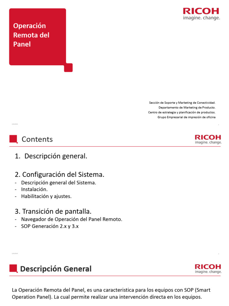 Guía Rápida Remote Panel Operation IM430 | PDF | Ventana (informática ...