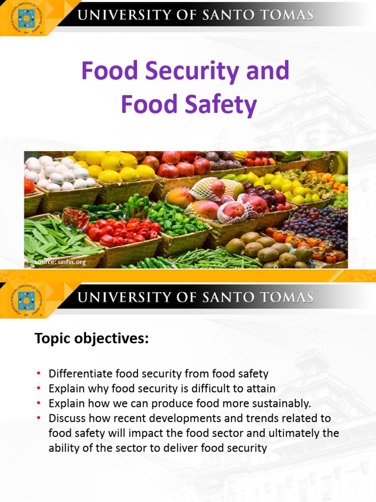 Food Security and Food Safety.pptx | PDF | Agriculture | Soil
