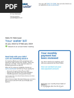 Indah Water Billing Clarification Notice | PDF | Finance & Money Management