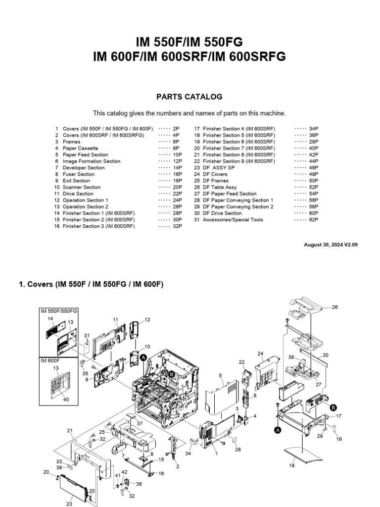 Parts Catalog for IM 550F/600F Series | PDF | Clutch | Mechanical ...