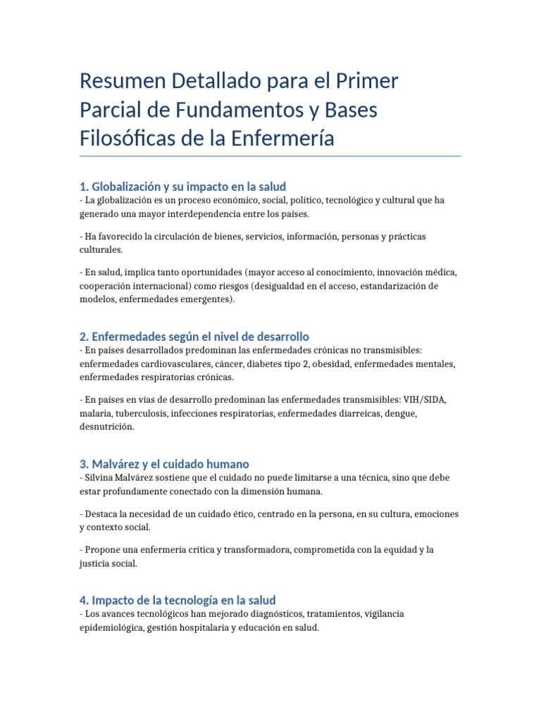 Resumen_Detallado_Fundamentos_Enfermeria | PDF | Enfermería | Paradigma