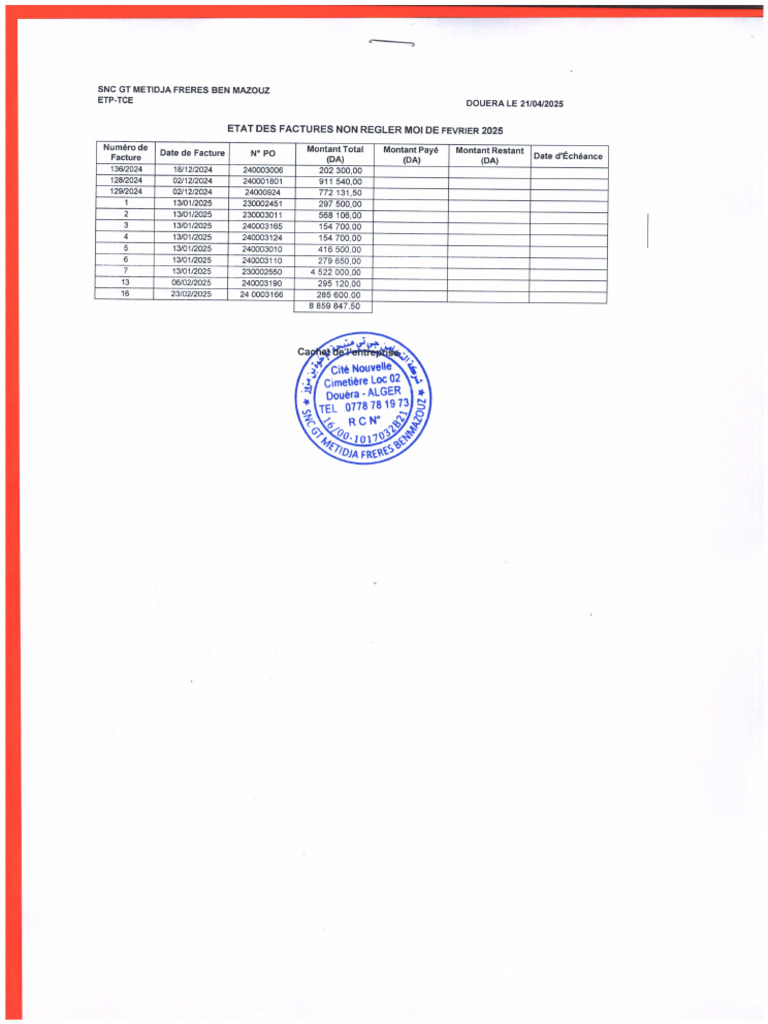 NumÃ©risation 20250421 | PDF