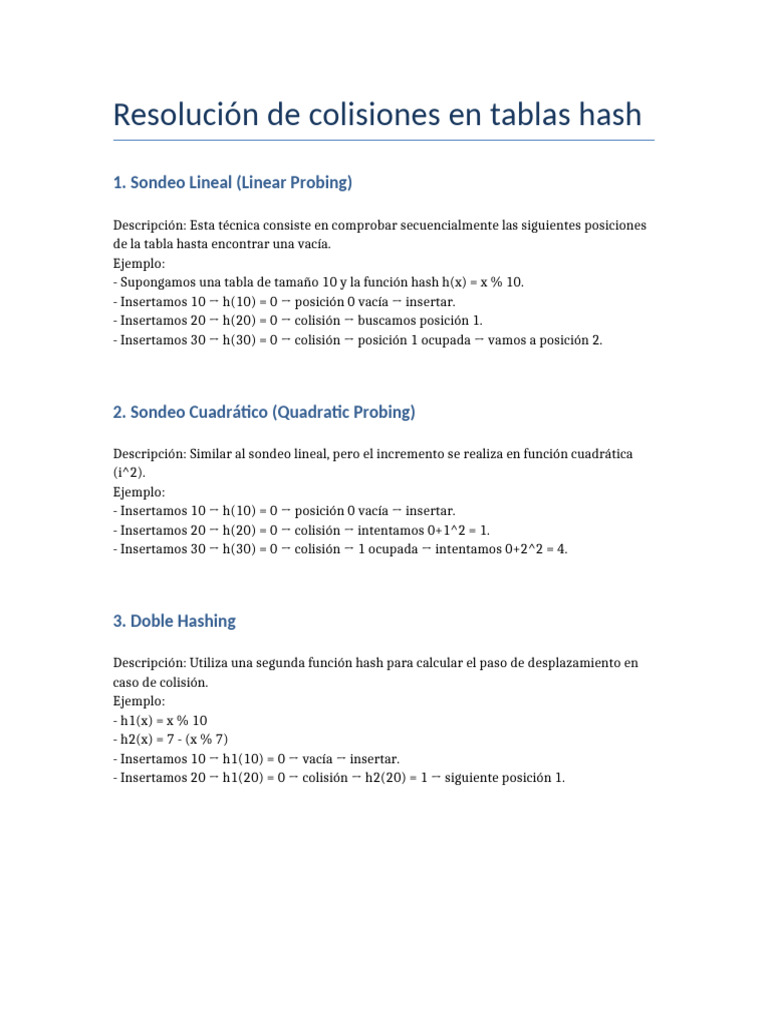 Ejercicio 2 Colisiones Hash | PDF
