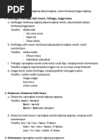 Ukara Tanduk Lan Ukara Tanggap | PDF