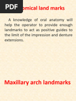 Anatomical Landmarks and Their Clinical Significance in Edentulous | PDF | Lip | Tongue