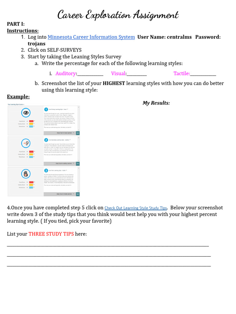Career Exploration & Knowledge MNCIS - ONet Online 24-25 | PDF ...