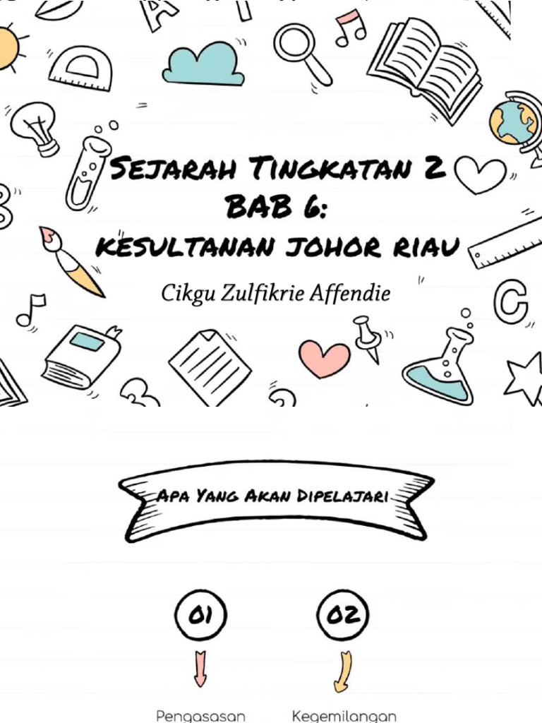 Bab 6 Kesultanan Johor Riau | PDF