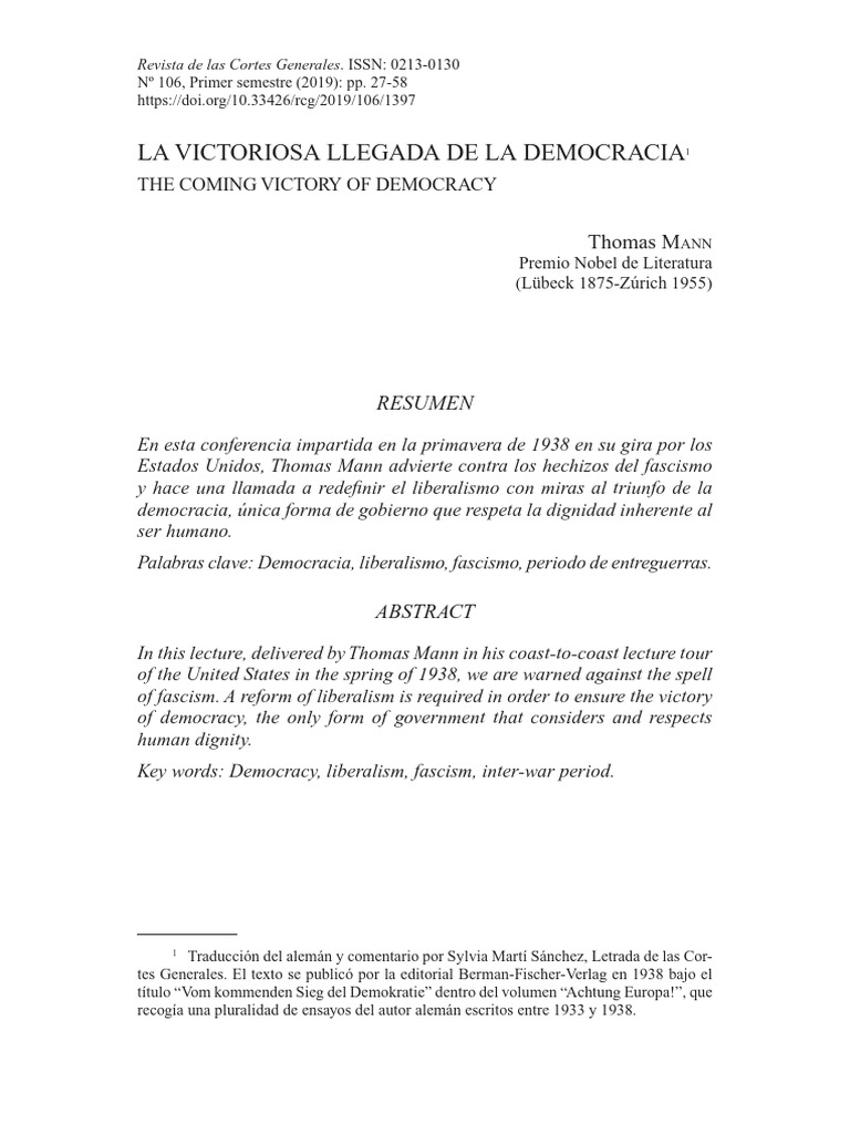 1397-Texto Del Artículo-1708-1-10-20190625 | PDF | Fascismo | Democracia