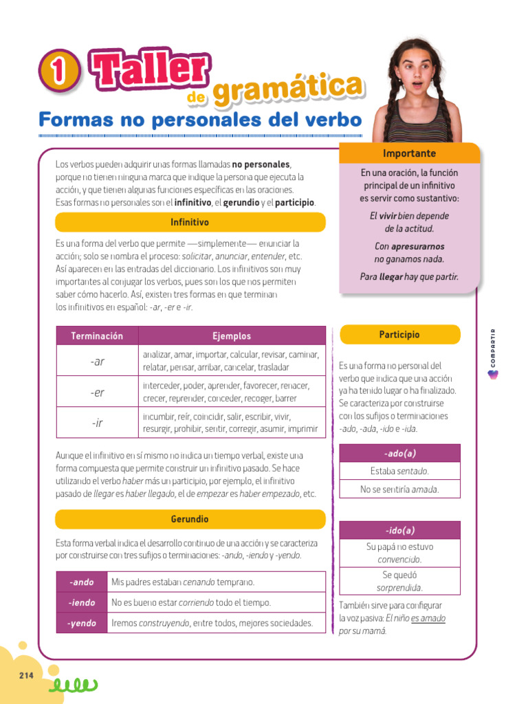 SISC L10 Taller Gramatica 1 | PDF | Verbo | Gramática