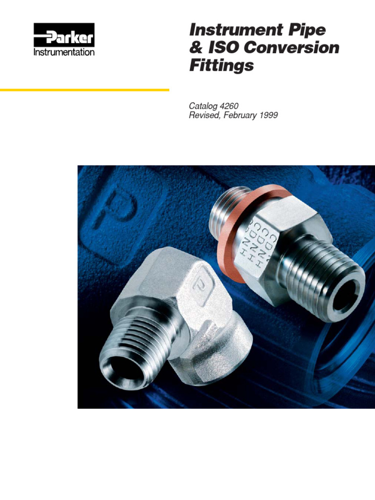 Instrument Pipe & ISO Conversion Fittings: Catalog 4260 Revised ...