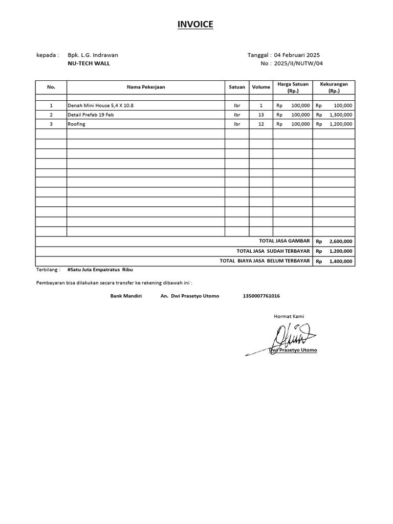 Invoice 04 Feb 2024 | PDF