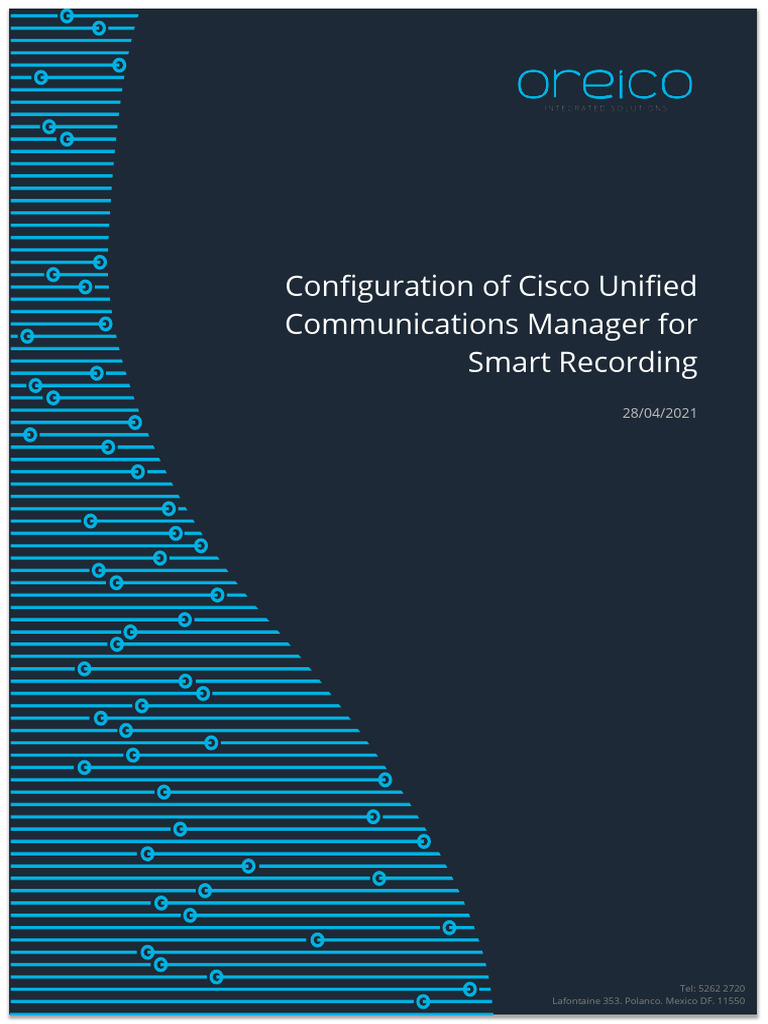 CUCM Configuration for Smart Recording | PDF | Session Initiation ...