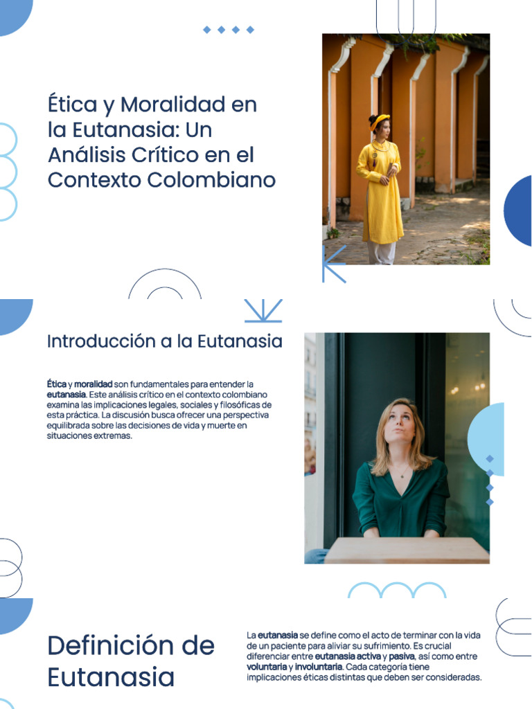 Etica y Moralidad en La Eutanasia Un Analisis Critico en El Contexto Colombiano ...