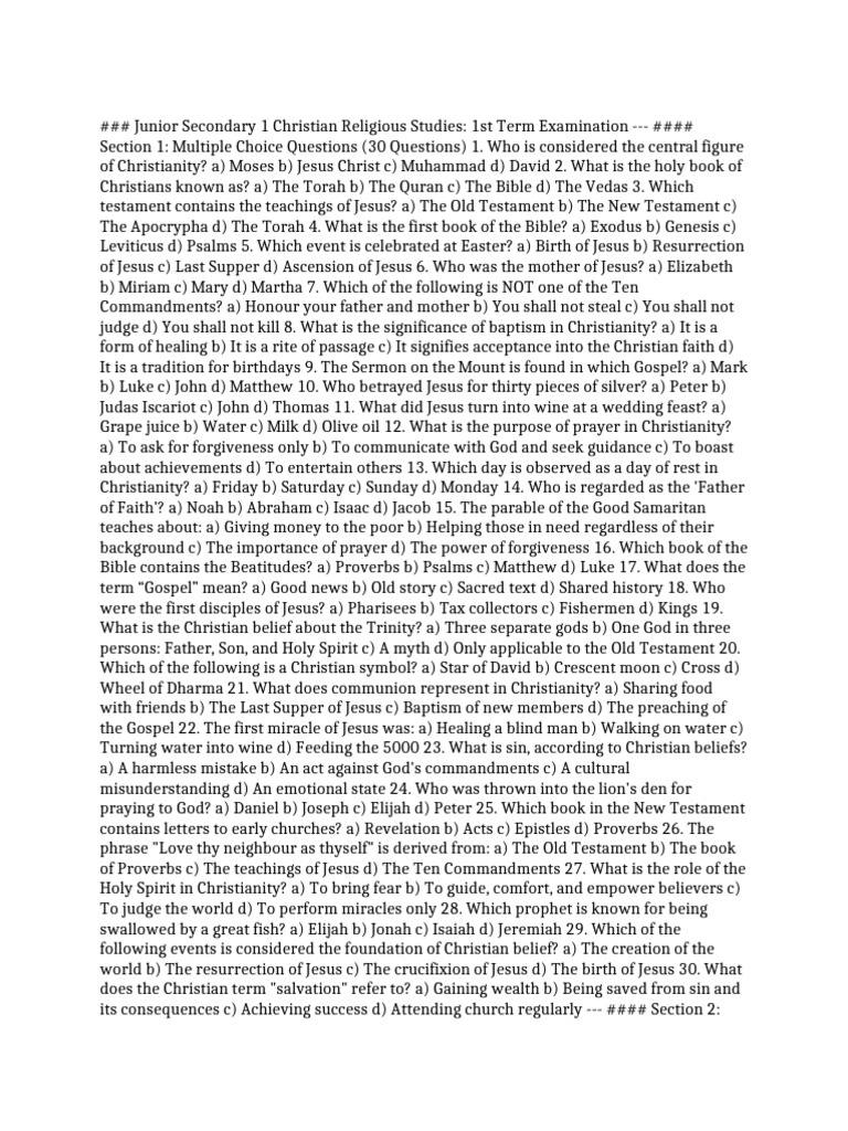 lesson_plan_for_Christian_Religious_Studies_Junior_Secondary_1_title_1st_Term_Examinations_for ...