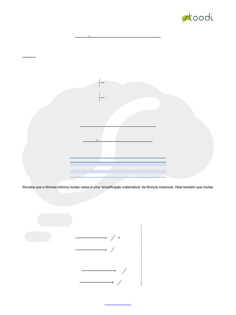 Quimica Tipos de Formulas Quimicas v01 | PDF | Mol (unidade ...