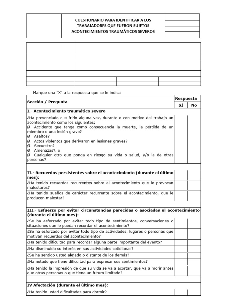 GUIA EVALUACION NOM 035 | PDF