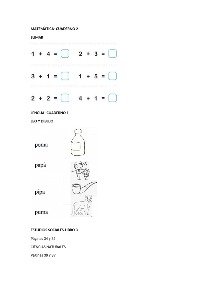 Actividades 2do | PDF