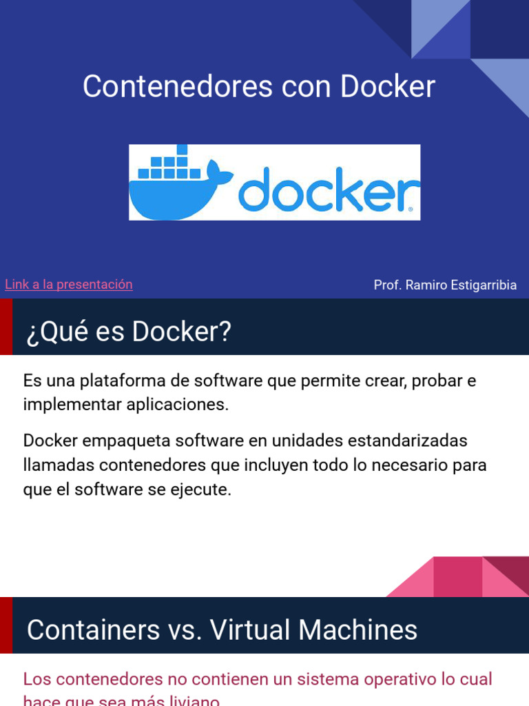 Introducción a Contenedores Docker | PDF | Mi sql | Software