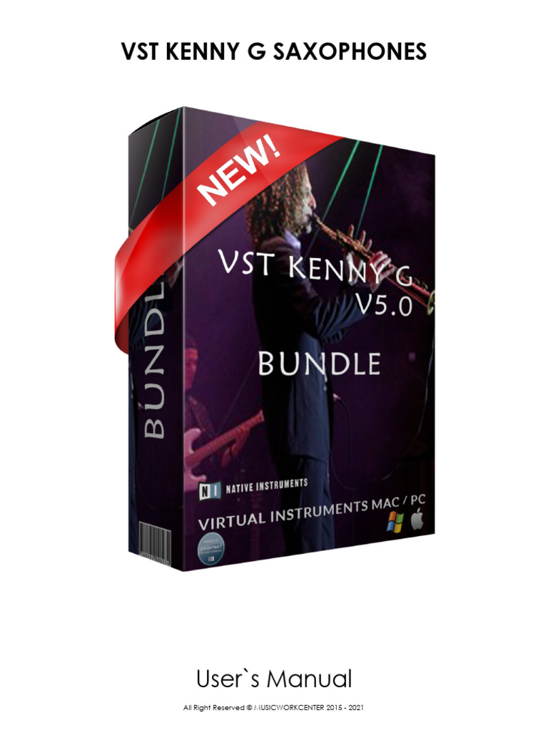 VST Kenny G Saxophone Manual | PDF