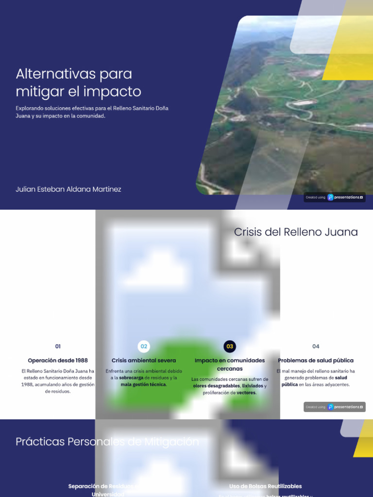 Relleno Sanitario Doña Juana - Crisis y Oportunidades | PDF