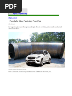 Miter Bend Calculation and Formula Guide | PDF | Pipe (Fluid Conveyance ...