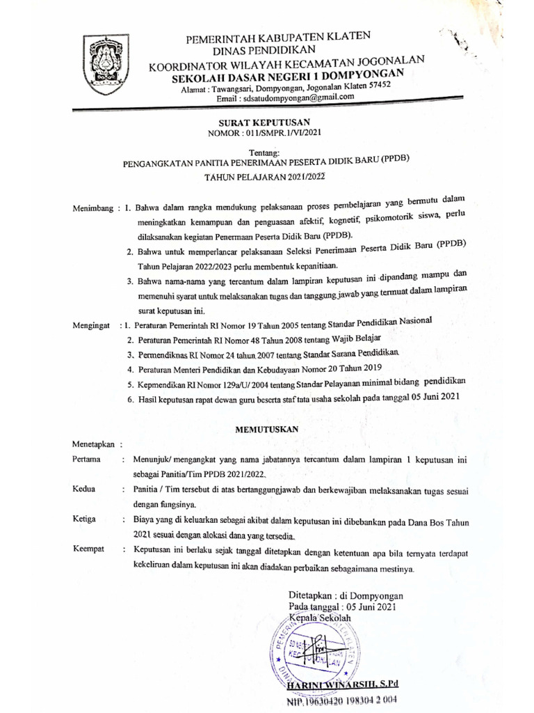 Pengabdian Ppdb 2021 Pdf