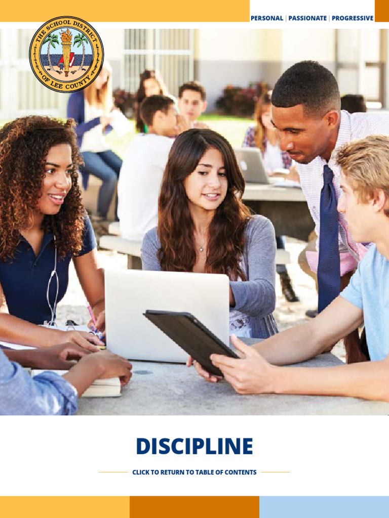 Lee County School District Discipline Code of Conduct | PDF ...