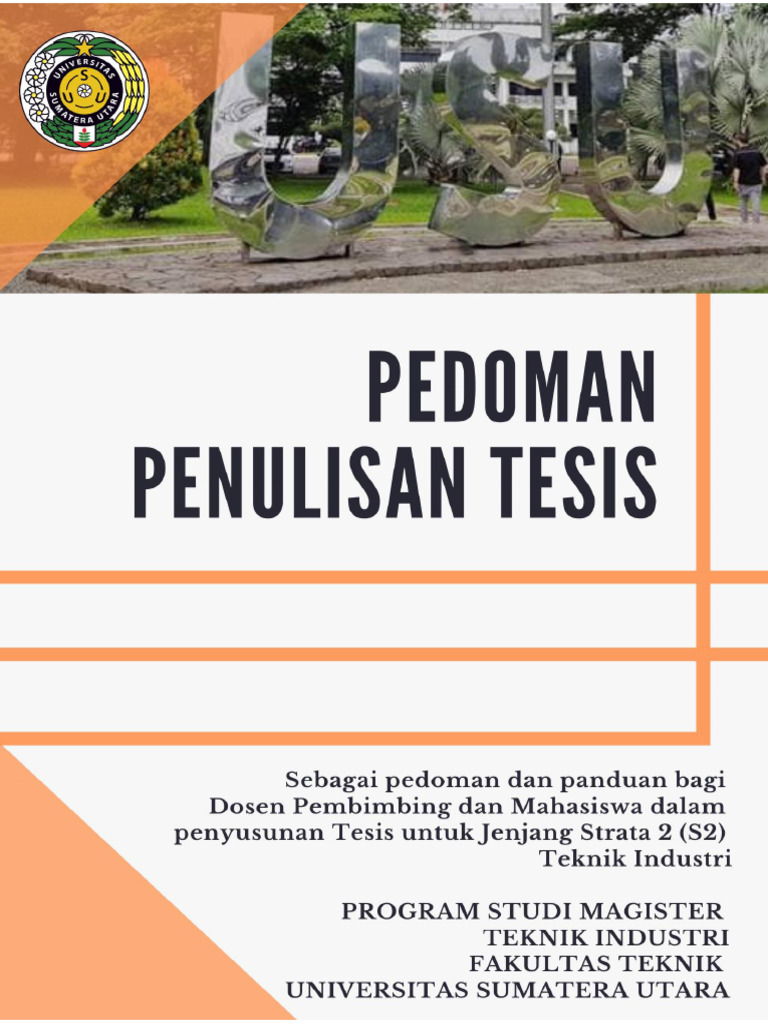 Pedoman Tesis S2 TI-USU Cetak | PDF