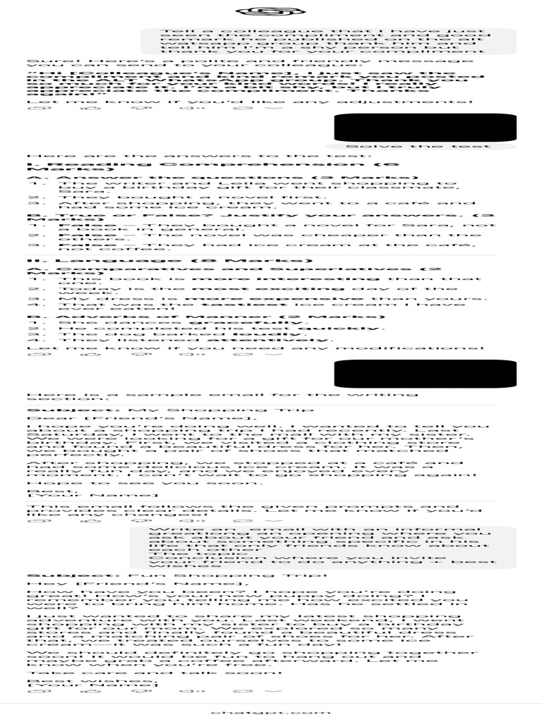 Compliment Acknowledgment Message | PDF